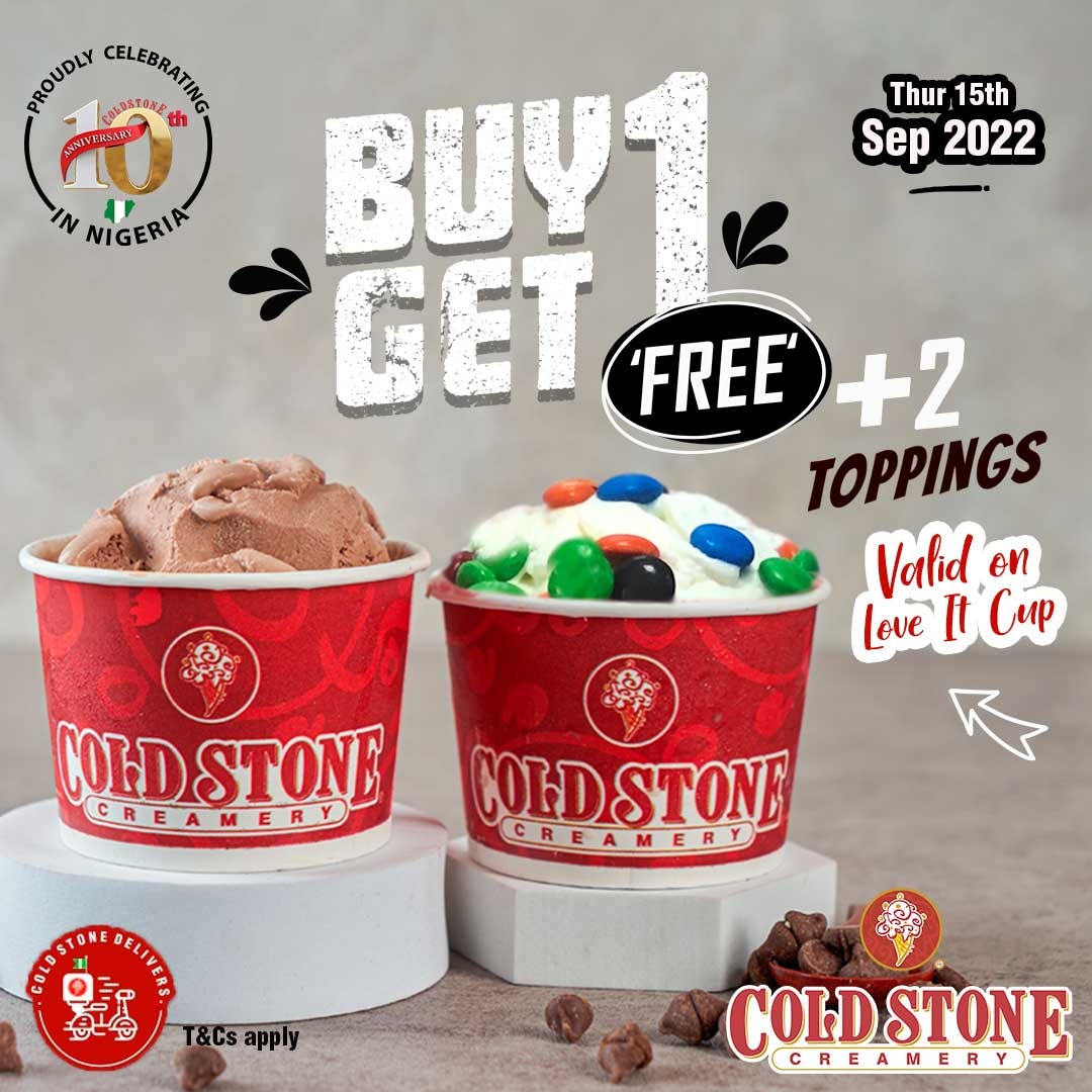 Get Back-to-School with 10 Scoops of Sweetness at Cold Stone This ...