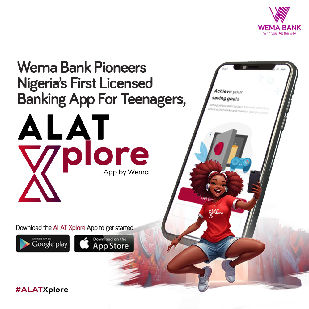 Wema Bank Launches Nigeria’s First Licensed Banking App for Teenagers ...